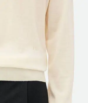 Bottega Veneta Long Sleeved Knitted Polo Shirt