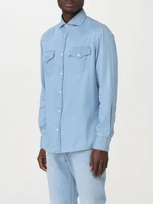 Brunello Cucinelli Long-sleeved Denim Shirt