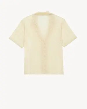 Saint Laurent Two-piece Short-sleeved Pajama Set - No