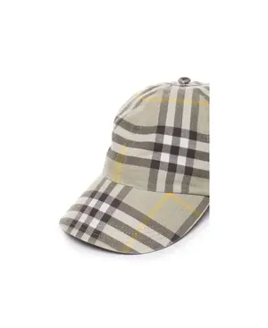 Burberry Check Pattern Baseball Cap