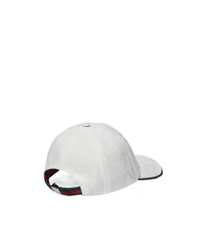 Gucci Gg Canvas Baseball Cap - White