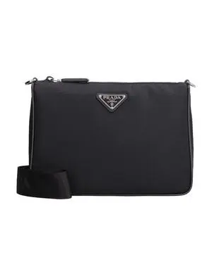 Prada Logo-plaque Shoulder Bag