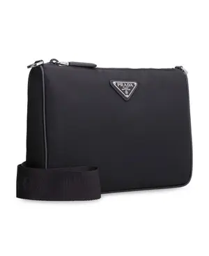 Prada Logo-plaque Shoulder Bag