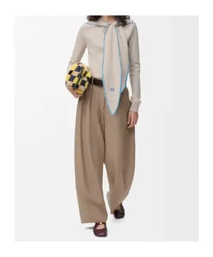 Loewe Barrel Pleated Trousers
