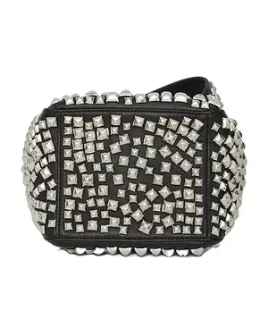 Alexander Wang Spike Embellished Small Hobo Bag