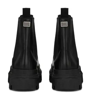 Dolce & Gabbana Round Toe Chelsea Boots