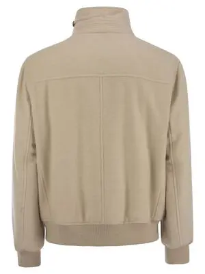 Brunello Cucinelli High Neck Bomber Jacket
