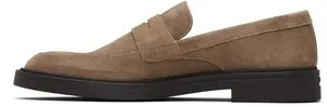 Hugo Boss Suede Loafers With Buckle Detail