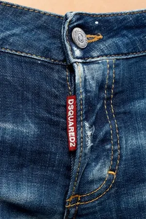 Dsquared2 Jennifer Cropped Jeans With Ripped Detailing