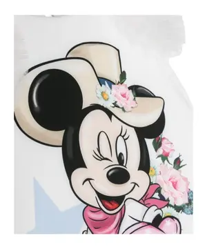 Monnalisa X Disney Minnie Mouse Print Dress