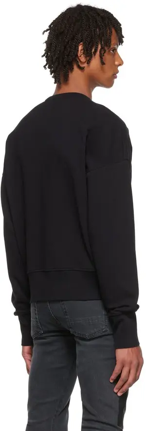 Alexander McQueen Graffiti Oversized Sweatshirt - Black