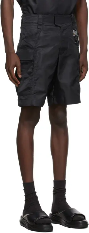 1017 Alyx 9sm Knee-length Cargo Shorts With Logo Detail