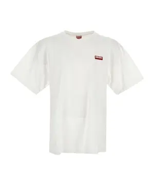 Kenzo Oversized Logo Printed Crewneck T-shirt