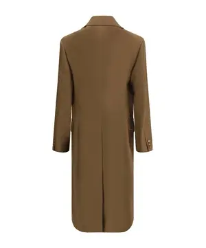 VIVIENNE WESTWOOD Double-breasted Wool Coat - Brown