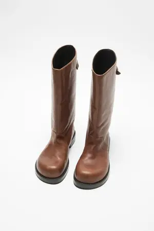 Acne Studios Strap Leather Boots