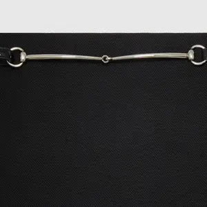 Gucci Horsebit Detail Front Slit Mini Skirt