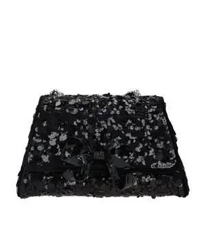 SELF-PORTRAIT Self-Portrait Embellished Bow Shoulder Bag
