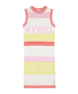 Sonia Rykiel Paris Sleeveless Logo-embroidered Midi Dress
