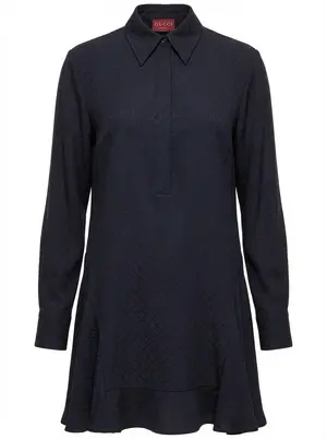 Gucci Long-sleeved Shirt Dress