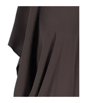 MAISON MARGIELA V-neck Pleated Midi Dress