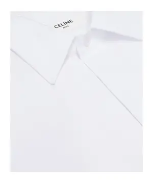 Celine Loose Shirt In Cotton Poplin