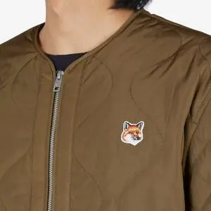 Maison Kitsuné Quilted Long Sleeve Jacket