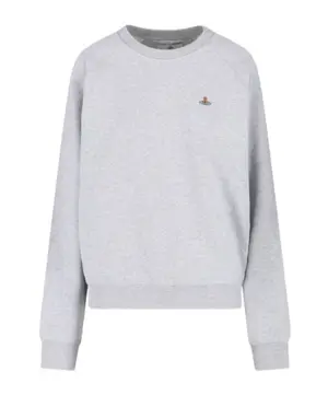 VIVIENNE WESTWOOD Embroidered Crewneck Sweatshirt - White