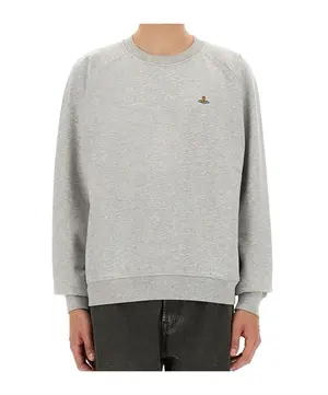 VIVIENNE WESTWOOD Embroidered Crewneck Sweatshirt - White
