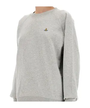 VIVIENNE WESTWOOD Embroidered Crewneck Sweatshirt - White