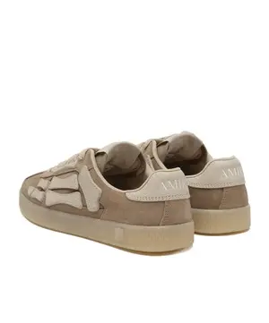 Amiri Pacific Bones Suede Low-top Sneakers - Brown