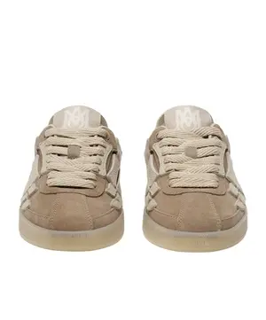 Amiri Pacific Bones Suede Low-top Sneakers - Brown