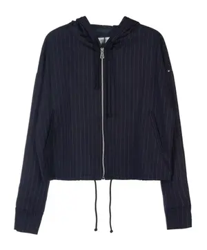 Max Mara Long-sleeved Hooded Casual Jacket - No