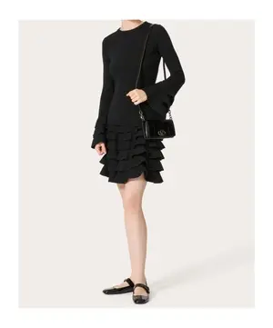 Valentino Garavani Ruffled Crewneck Jumper