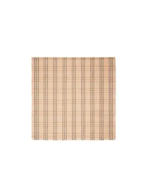 Burberry Checked Frayed Edge Scarf