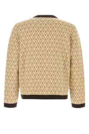 Valentino Garavani Jacquard Pattern V-neck Cardigan - No