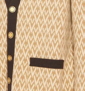 Valentino Garavani Jacquard Pattern V-neck Cardigan - No