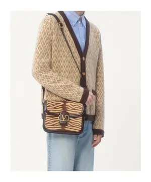 Valentino Garavani Jacquard Pattern V-neck Cardigan - No
