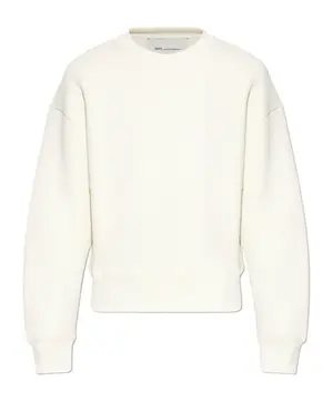 AMI Paris Long-sleeved Sweatshirt - White