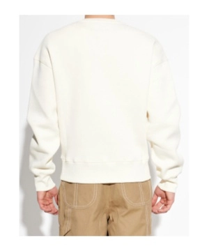 AMI Paris Long-sleeved Sweatshirt - White