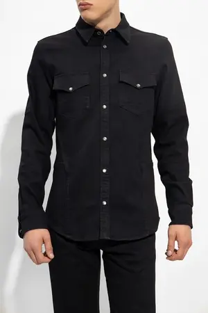 Alexander McQueen Denim Shirt - Black