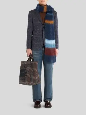 Etro Checked Long Sleeved Blazer