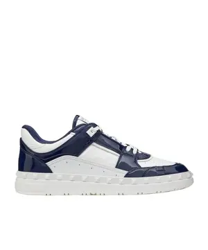 Valentino Garavani Low-top Lace-up Sneakers With Stud Detailing