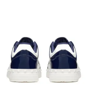 Valentino Garavani Low-top Lace-up Sneakers With Stud Detailing