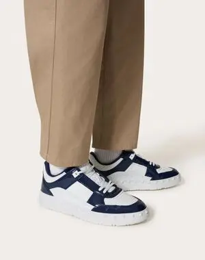 Valentino Garavani Low-top Lace-up Sneakers With Stud Detailing