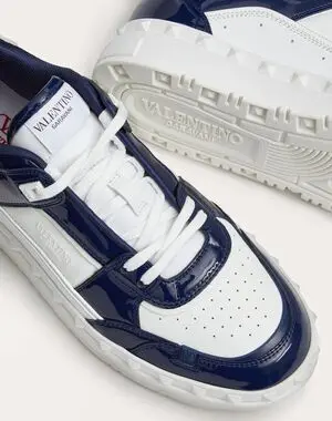Valentino Garavani Low-top Lace-up Sneakers With Stud Detailing