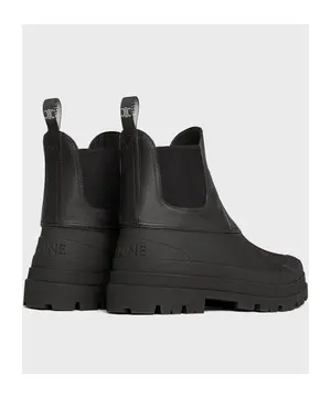 Celine Riley Ankle Boot In Calfskin