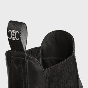 Celine Riley Ankle Boot In Calfskin