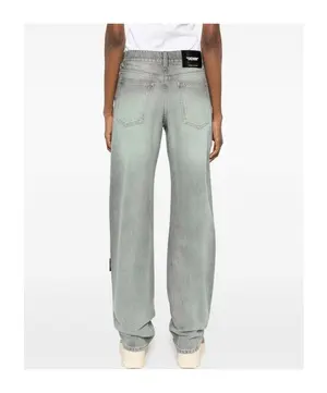 Off-White High-waisted Wide-leg Jeans