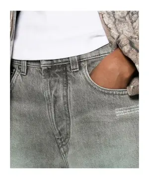 Off-White High-waisted Wide-leg Jeans