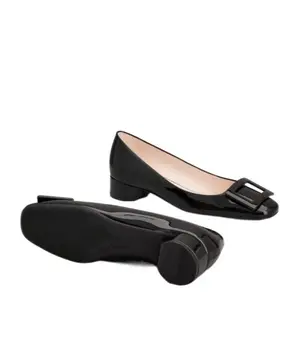ROGER VIVIER Buckled Slip-on Pumps